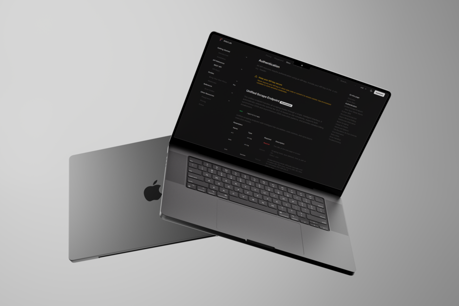 REST API Reference - Web Scraping API Documentation